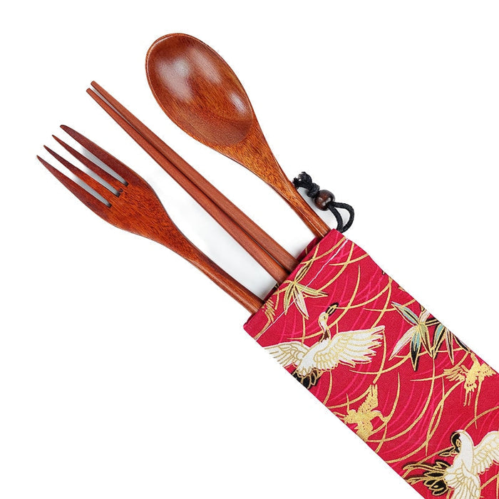 Japanese Chopstick Case - Crane | Japan Avenue